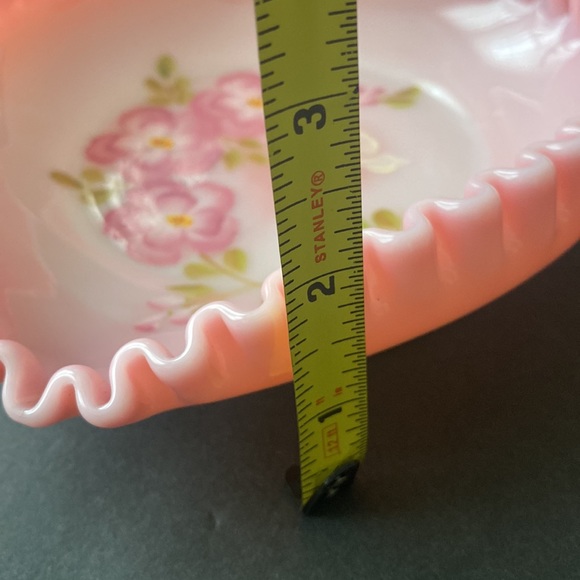 Fenton | Accents | Vintage Fenton Rosalene Heart Nappy Dish In Honor Of ...